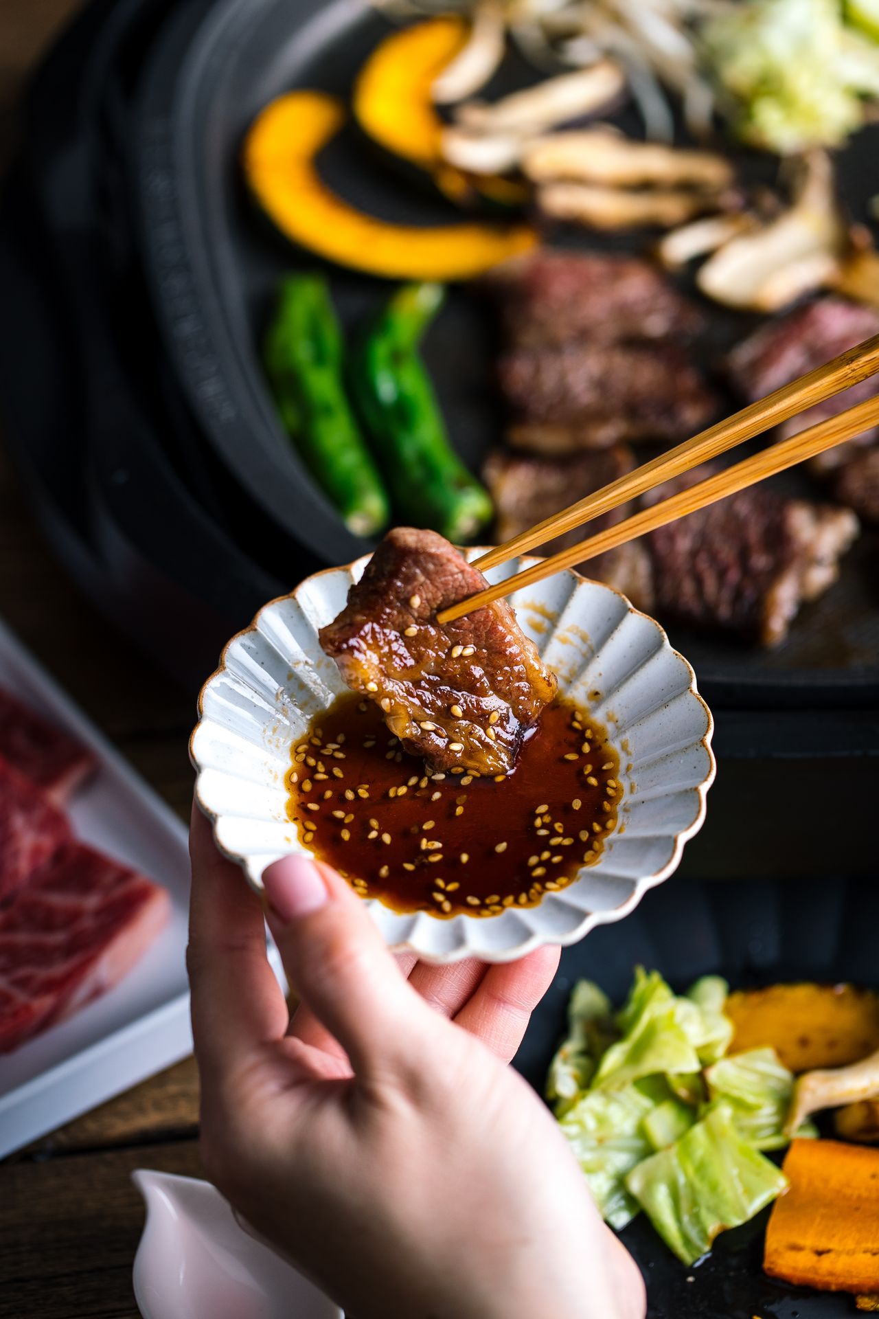 Teppanyaki with Homemade Sauce - Takara Sake USA, Inc.